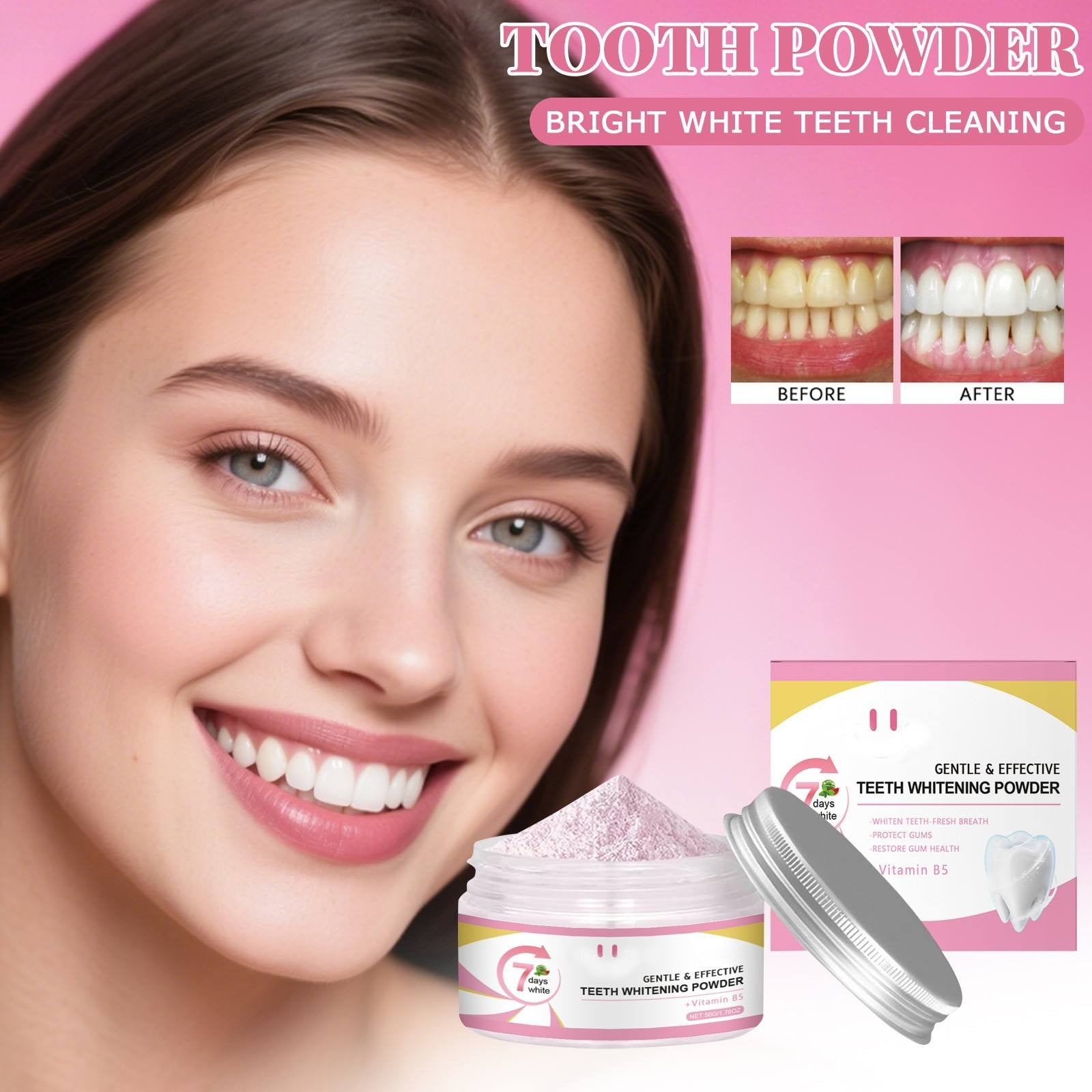 Toothpaste Whitening Booster Powder - Teeth Whitening & Brightening ...