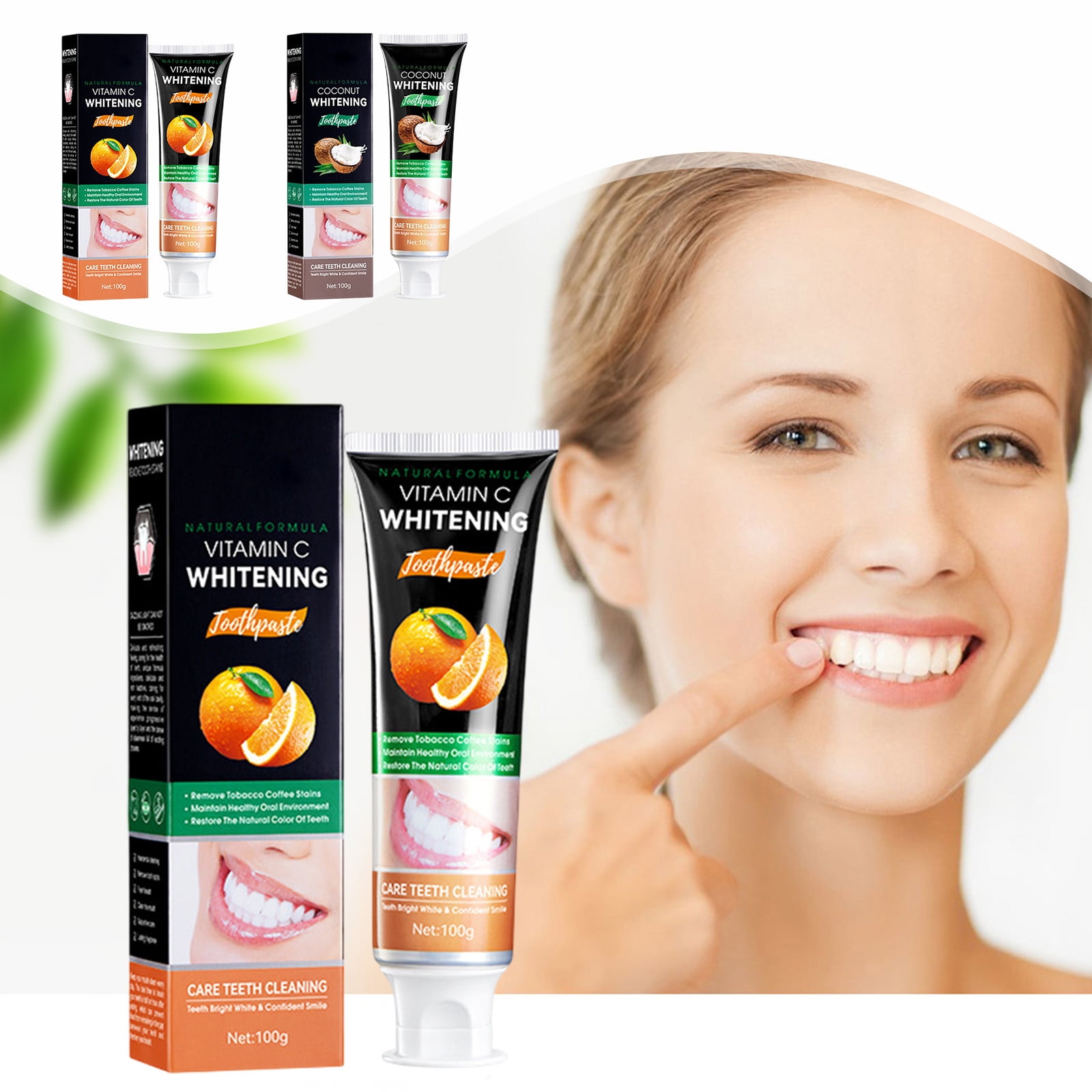 Toothpaste, Whitening Toothpaste for Stain Removal and Fresh Breath ...