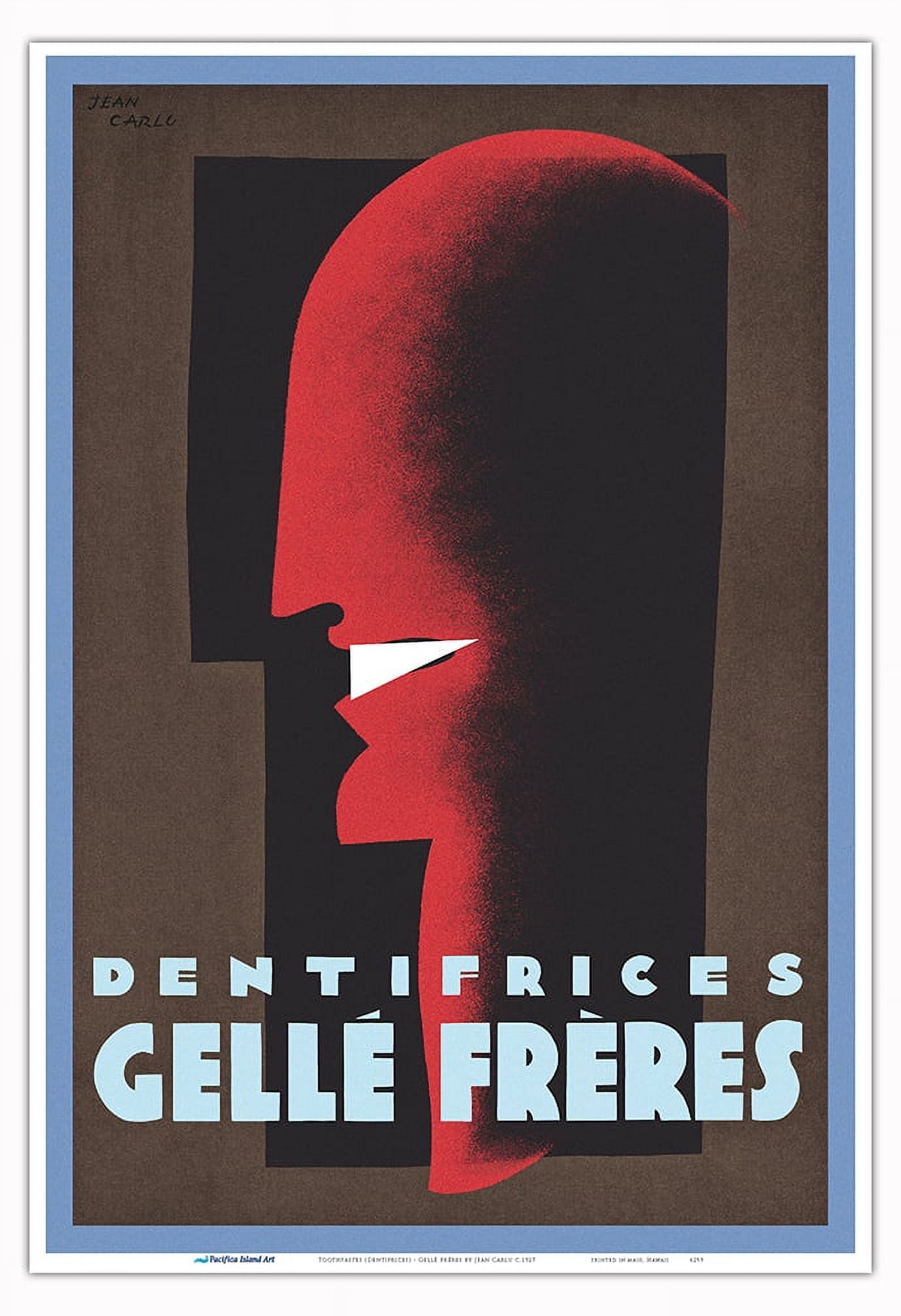 Toothpastes (Dentifrices) - Gellé Fréres - Vintage French Advertising ...