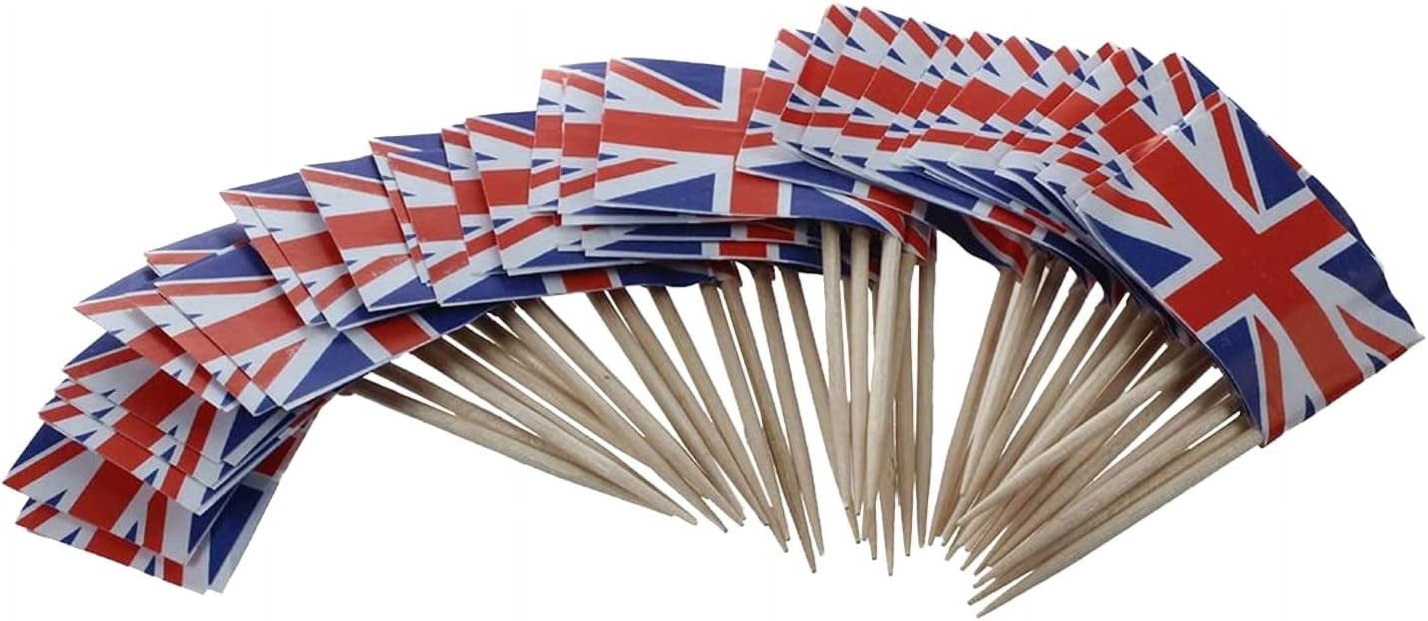 Toothpick Flag Cocktail Stick Wooden Toothpick Paper Flag Food Insert ...