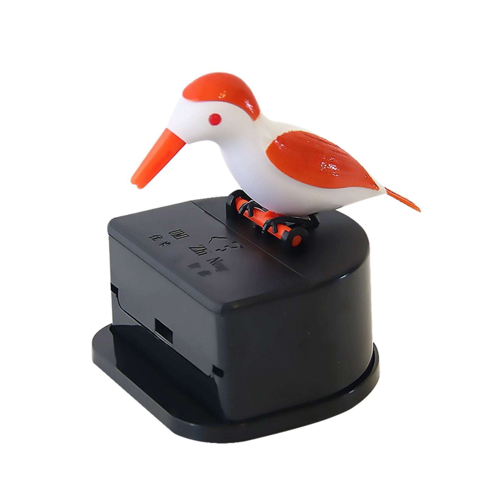 Toothpick box push-type high-grade toothpick jar orange red Colanlan ...