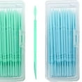 Toothpicks,Tooth Picks Flossers with Bristles,Double-Side Dental Picks ...