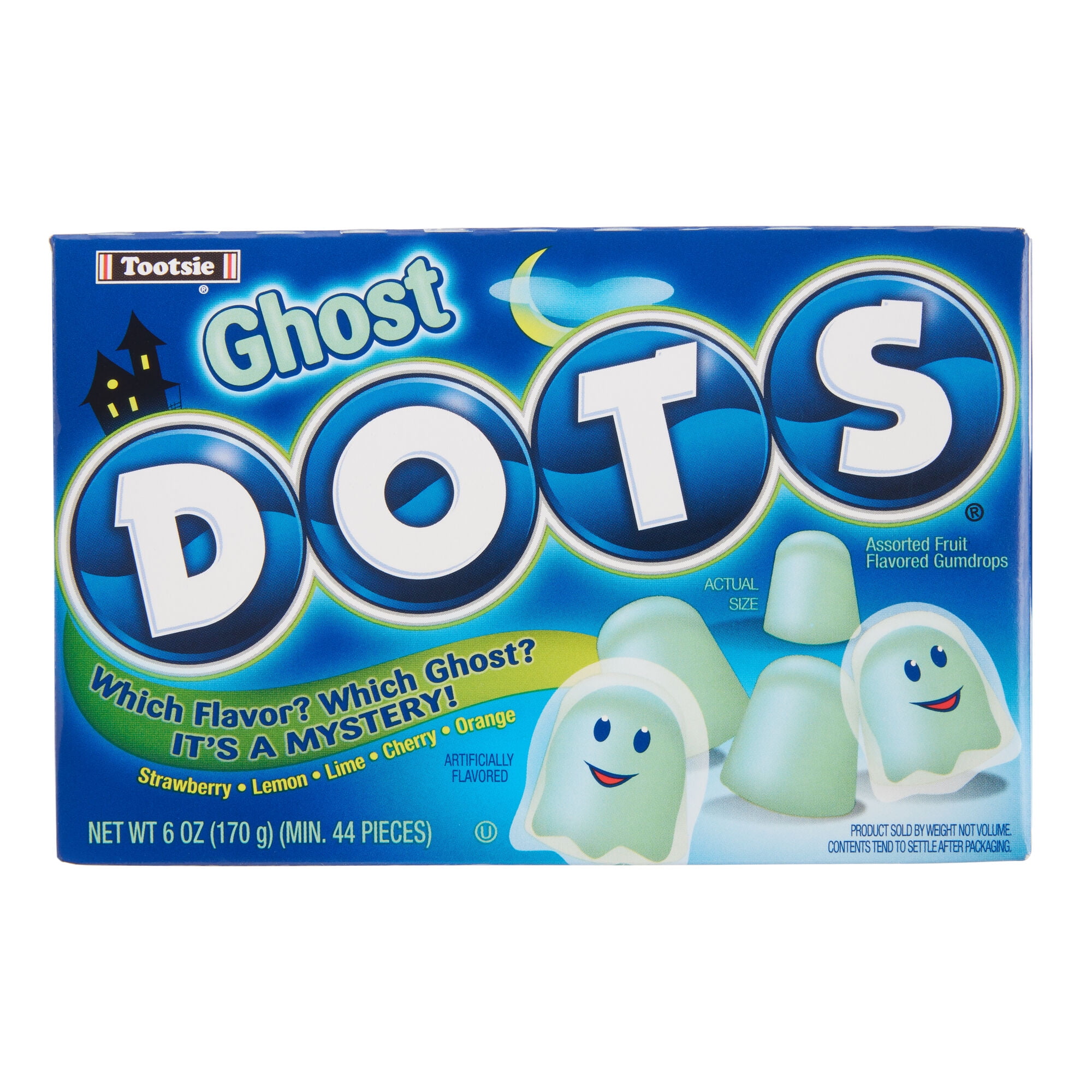 Tootsie Dots Ghosts Chewy Candy Theater Box 6 Oz