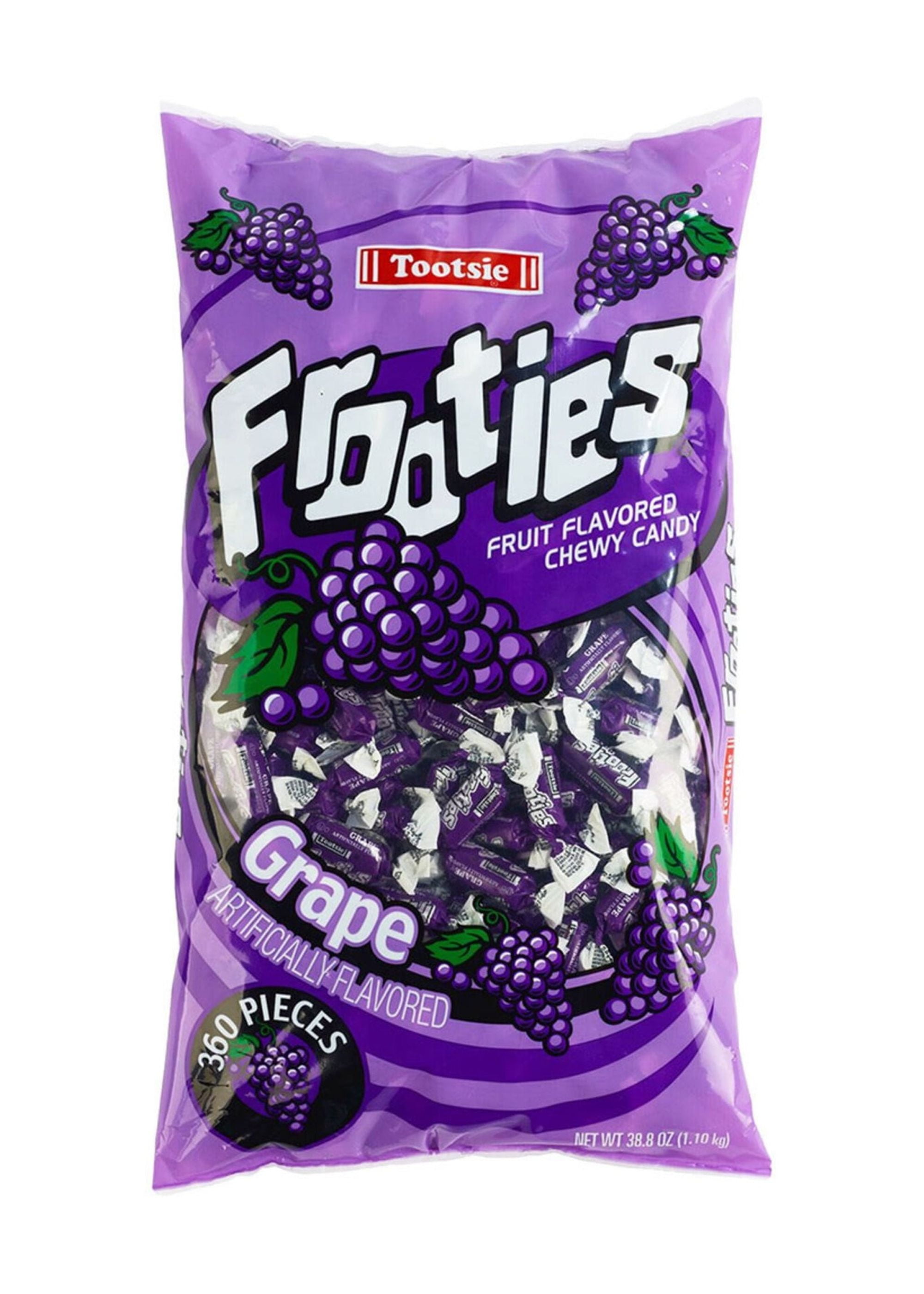 Tootsie Frooties Grape 360 ct - Walmart.com