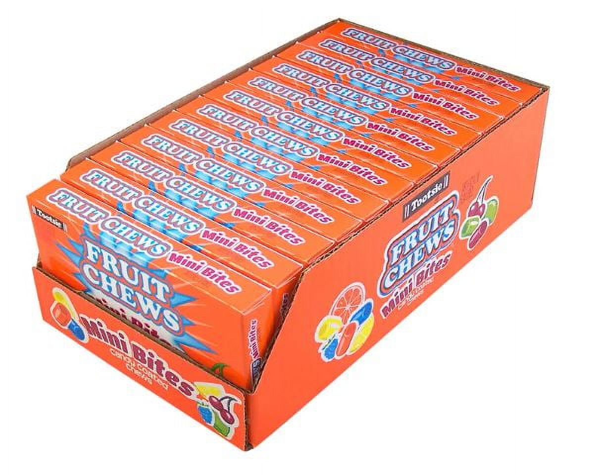 Tootsie Fruit Chews Mini Bites Theater Box 3.5 oz - Movie Candy ... Tootsie Fruit Chews Mini Bites Theater Box 3.5 oz - Movie Candy ...