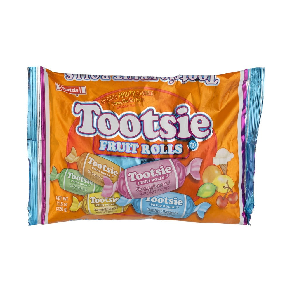 Tootsie Fruit Rolls Assorted Flavor Candies, 11.5 Oz. - Walmart.com