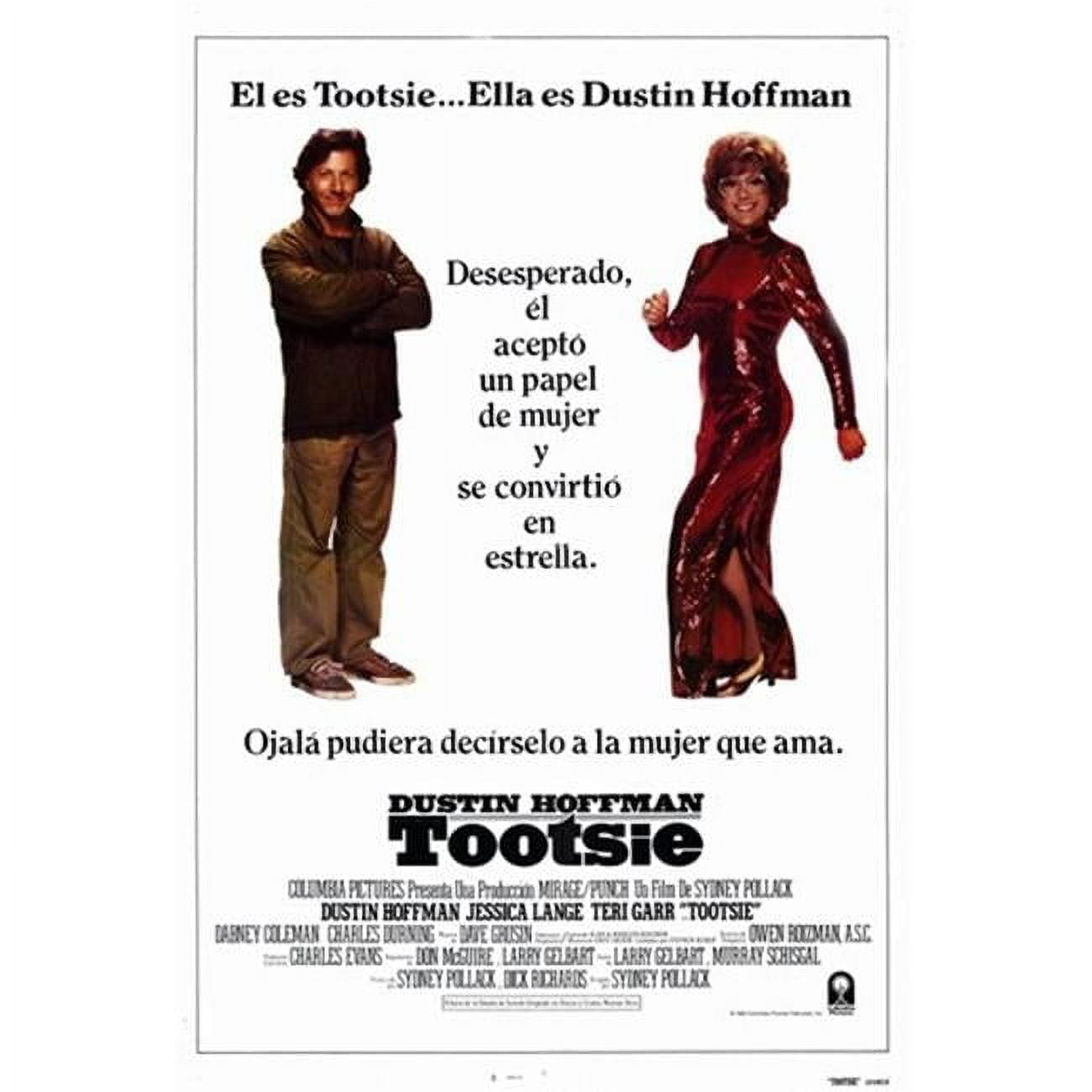 Tootsie Movie Poster - 11 x 17 in. - Walmart.com