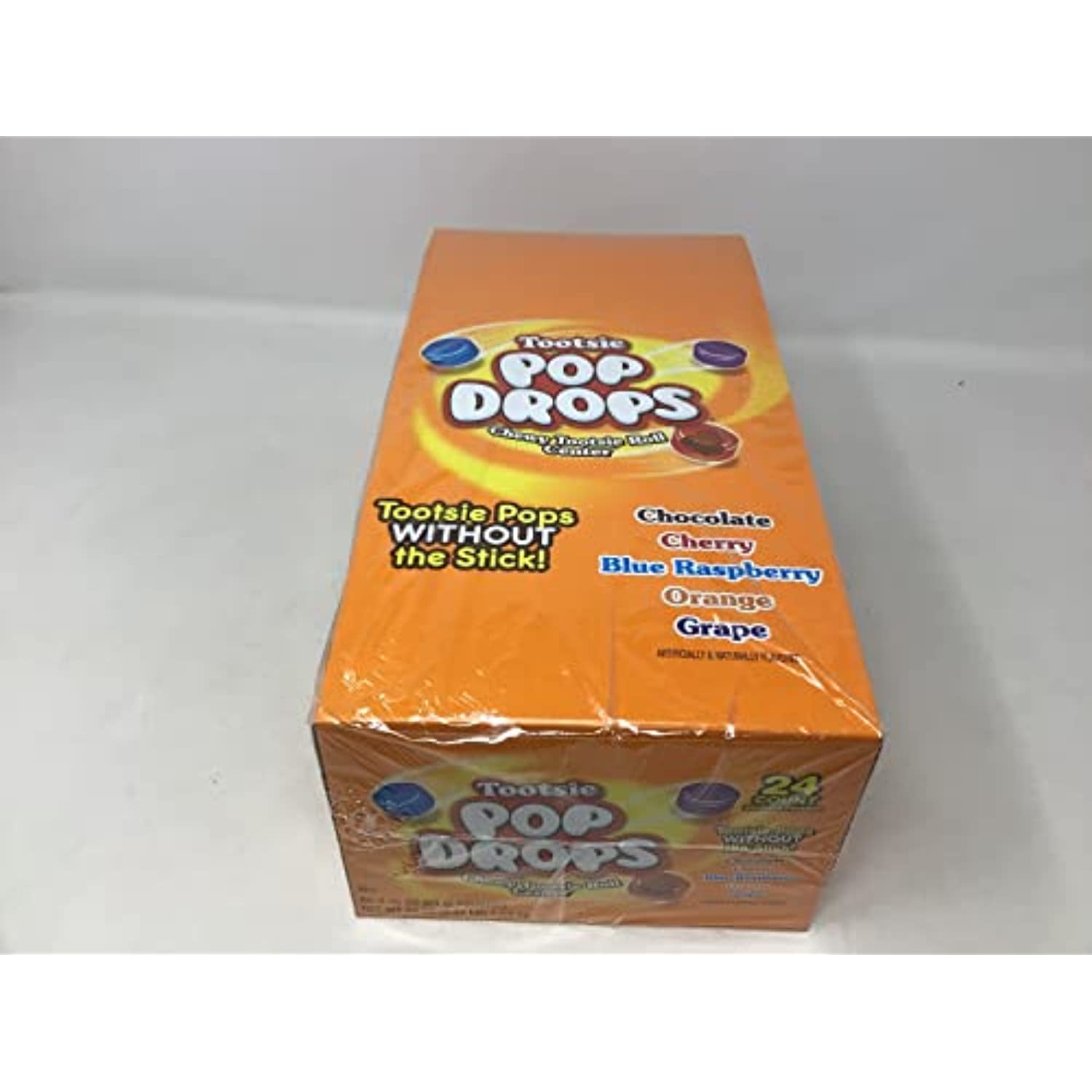 Tootsie Roll Bulk Candy Lollipop - Tootsie Pop Drop Pops, 24 Count Bag ...
