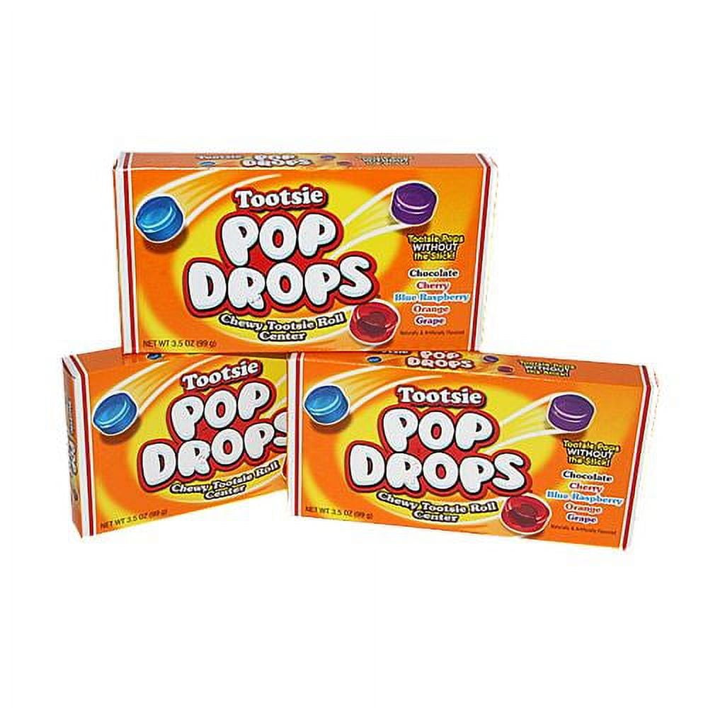 Tootsie Roll Industries Tootsie Pop Drops, Candy-Filled Lollipops, 3.5 ...