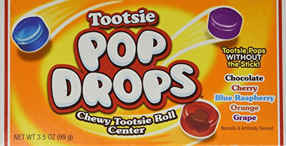 Tootsie, Pop Drops Candy, 3.5 oz, Assorted Flavors, Bite-Sized ...