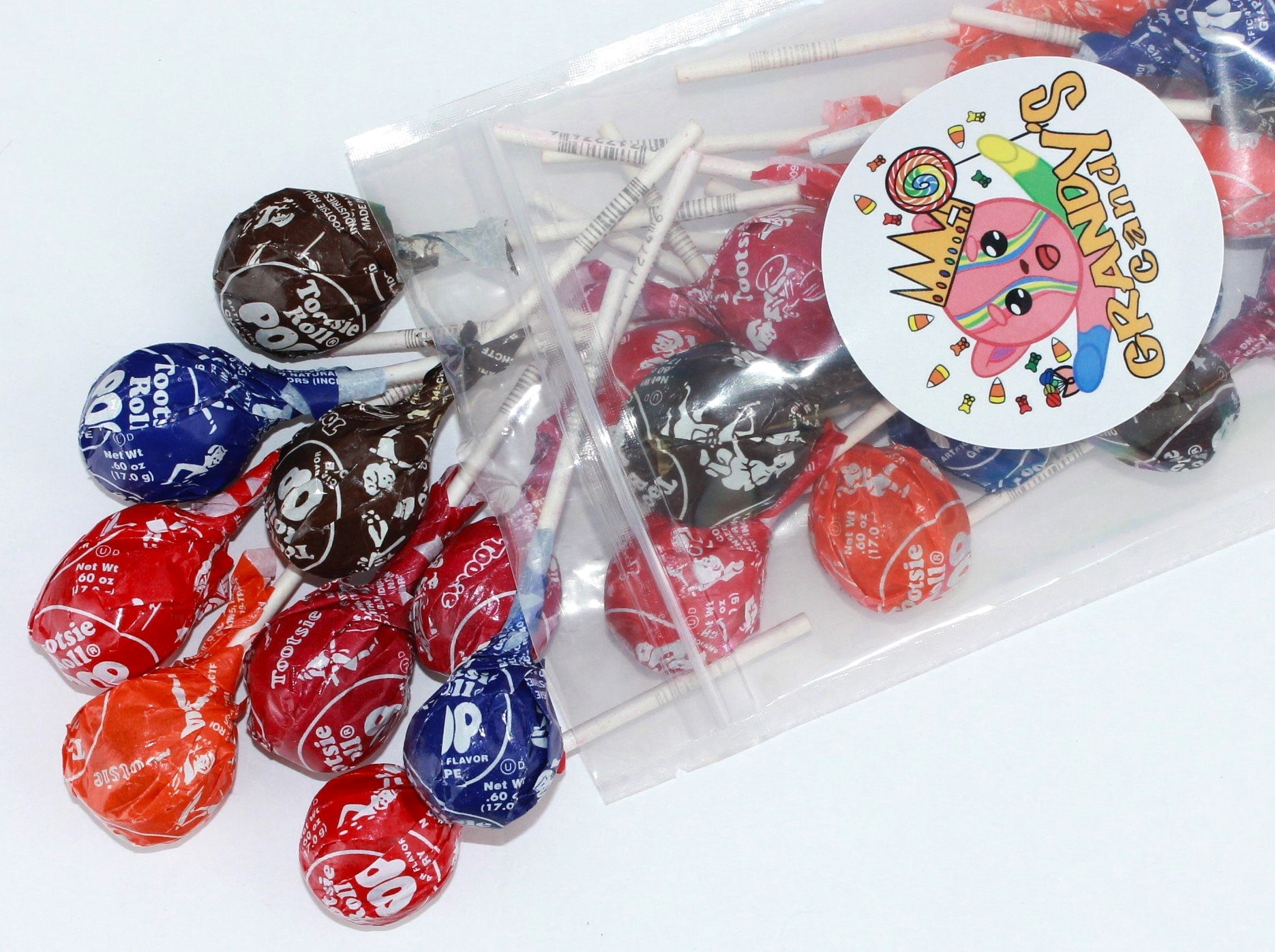 Tootsie Pop Lollipops Assorted Flavors Bulk Sizes - Walmart.com