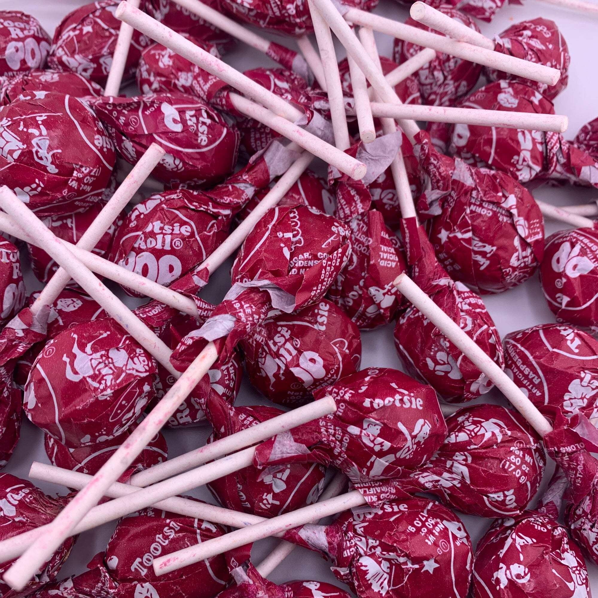 Tootsie Pop, Red Raspberry, 60 Pack - Walmart.com