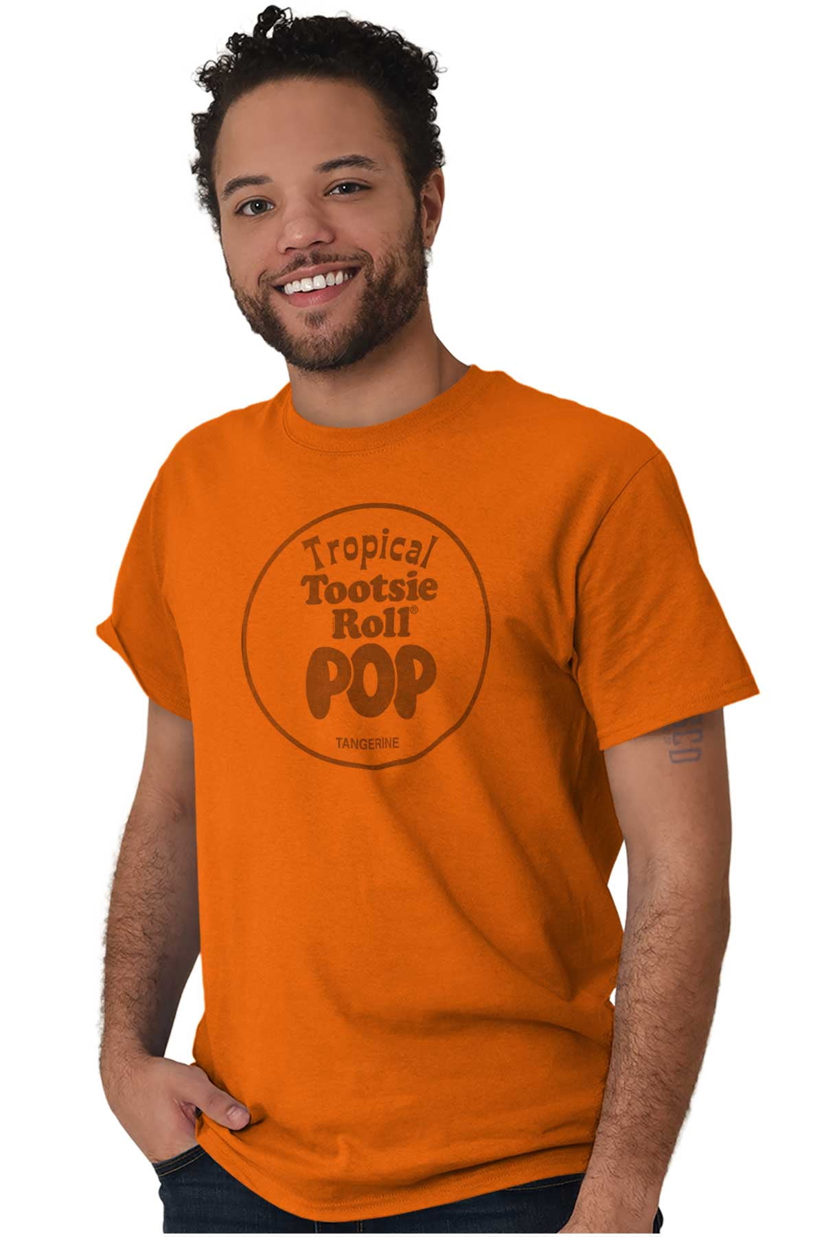 Tootsie Pop Tropical Tangerine Retro Unisex Plus Size Graphic Tee ...