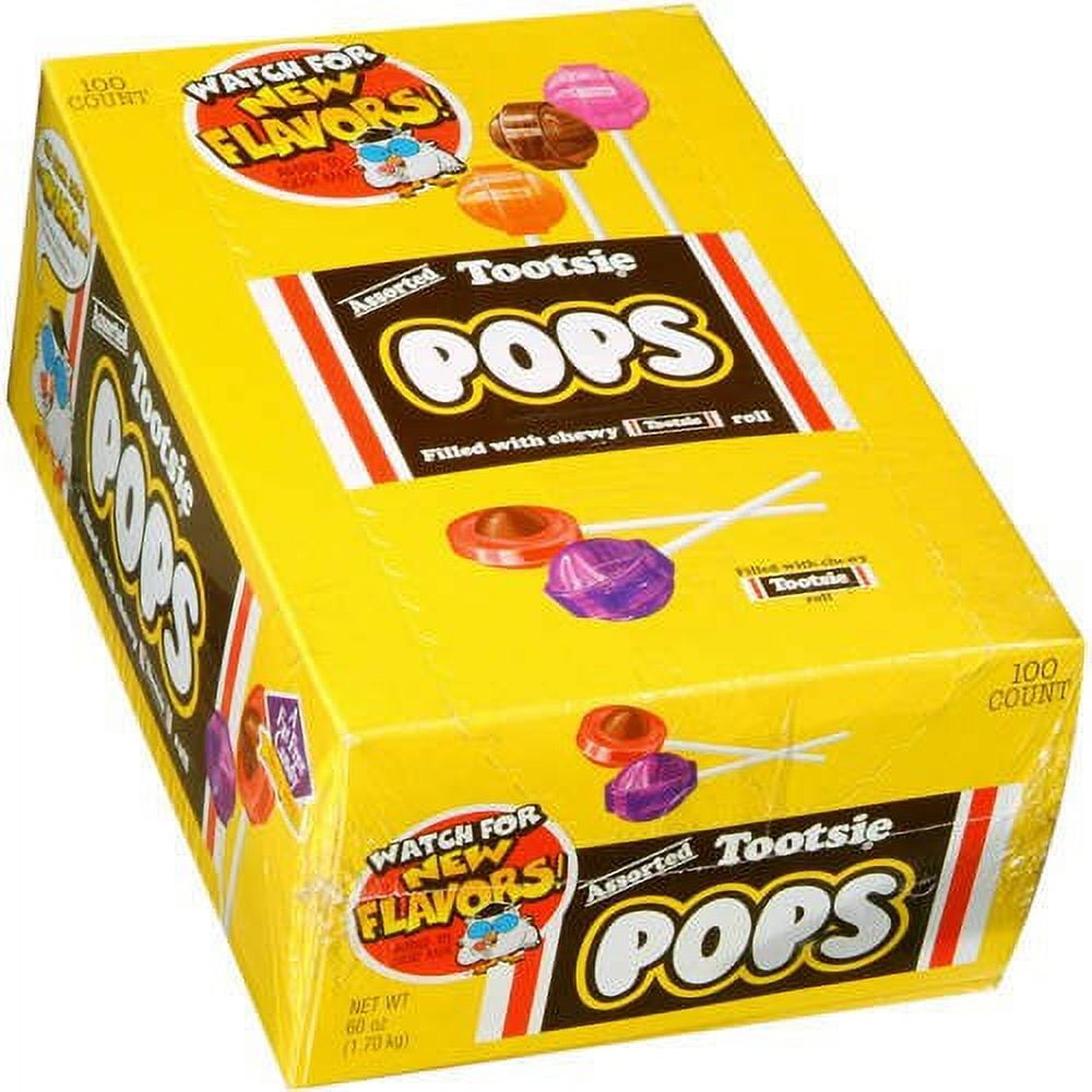 Tootsie Pops Assorted Candy - 100 ct. Fat Free in Display Box with New ...