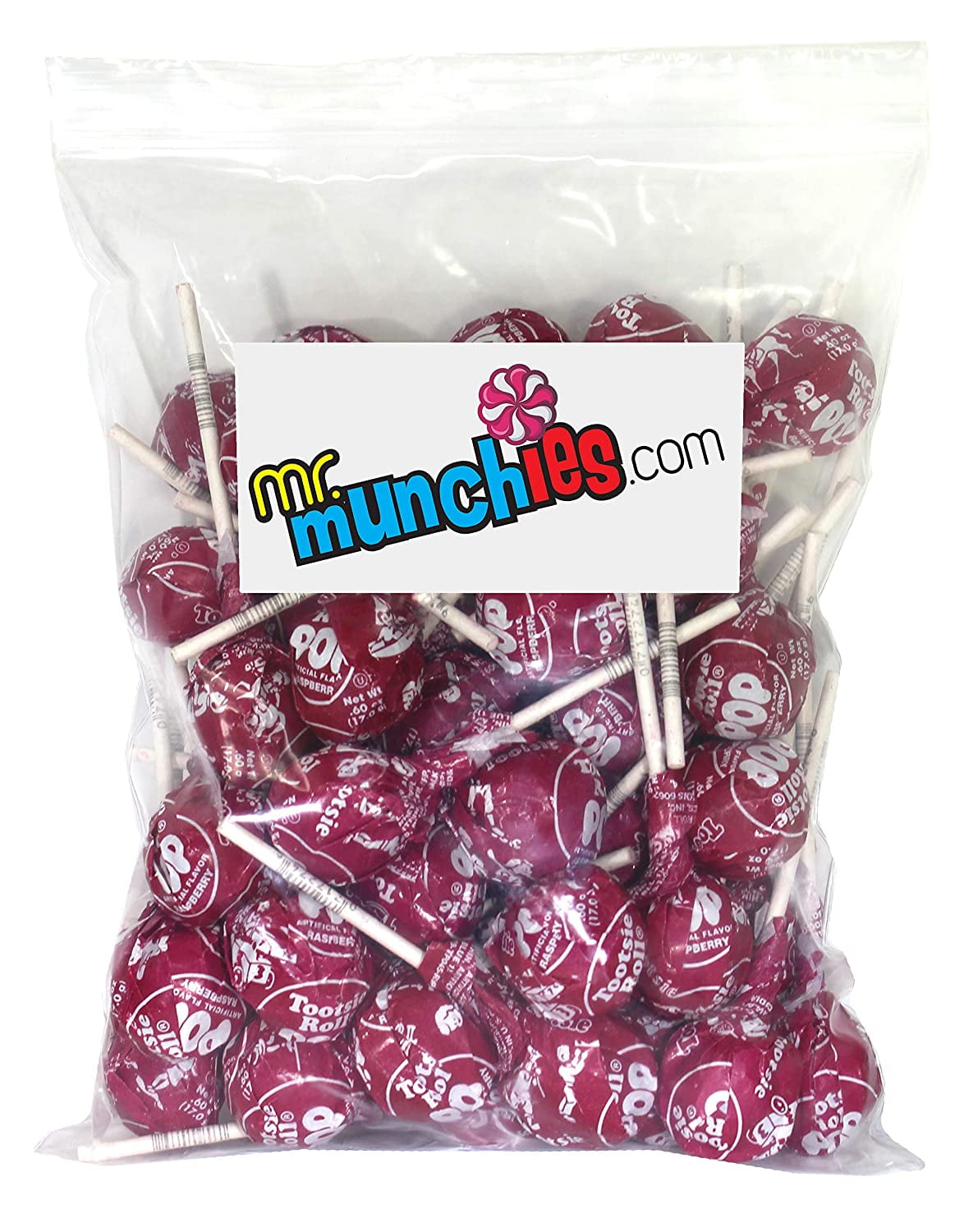 Tootsie Pops, Red Raspberry Flavor, 50 Pieces - Walmart.com