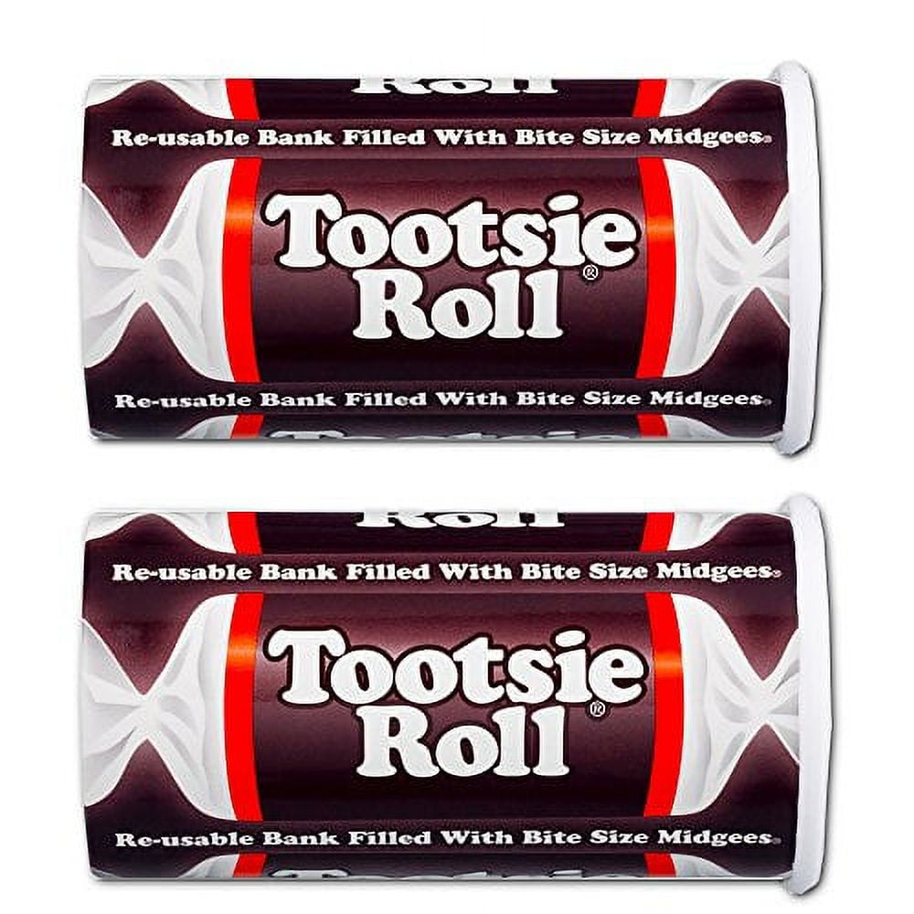 Tootsie Roll Bank, 4oz (Pack of 2) - Walmart.com