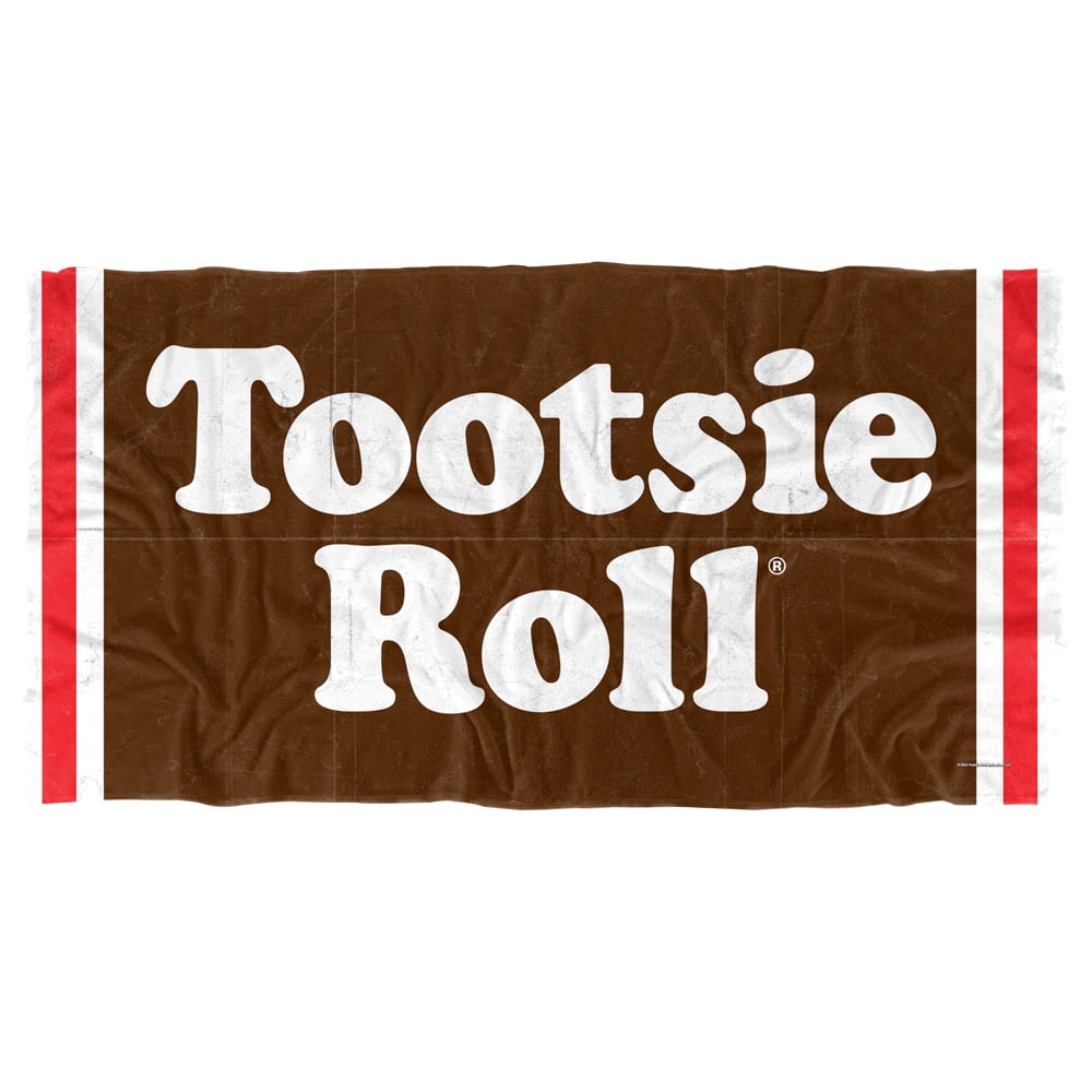 Tootsie Roll Beach Towel, 30"x60", Wrapper Beach Towel - Walmart.com