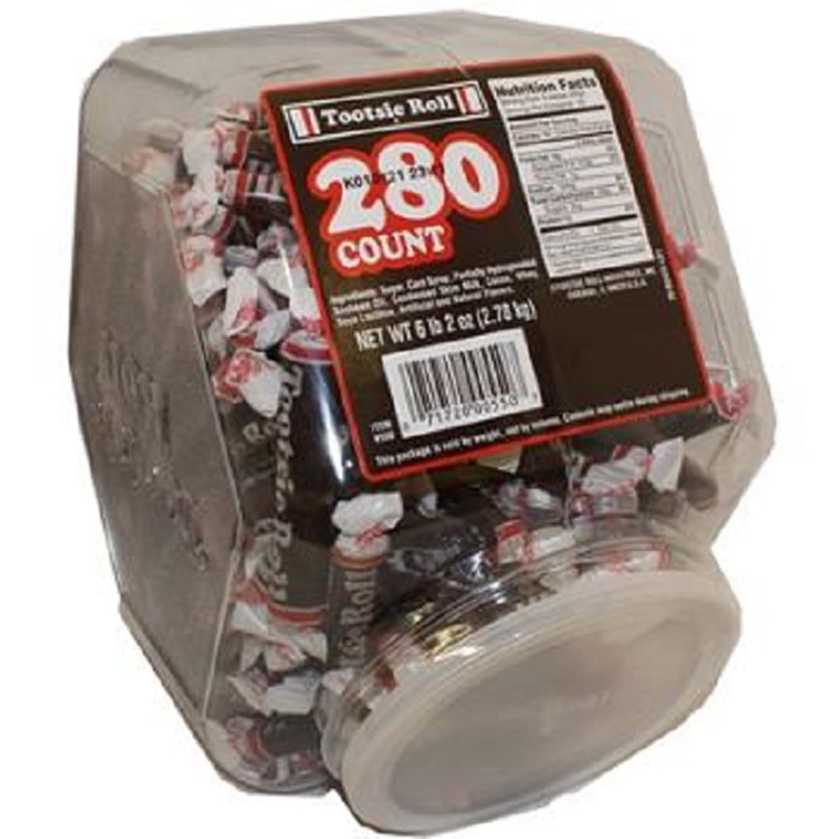 Tootsie, Roll Change Maker - Jar, Count 280 - Sugar Candy / Grab ...