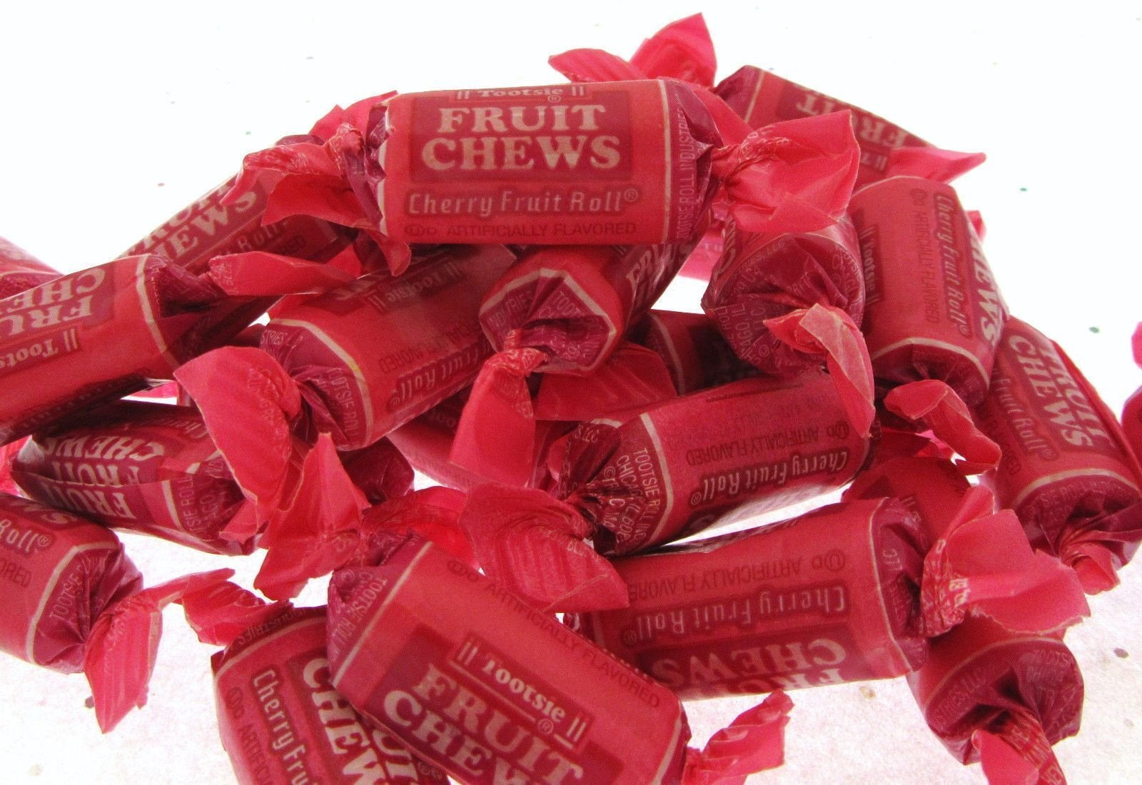 Tootsie Roll Cherry Fruit Chews Half Pound 8oz Candy - Walmart.com