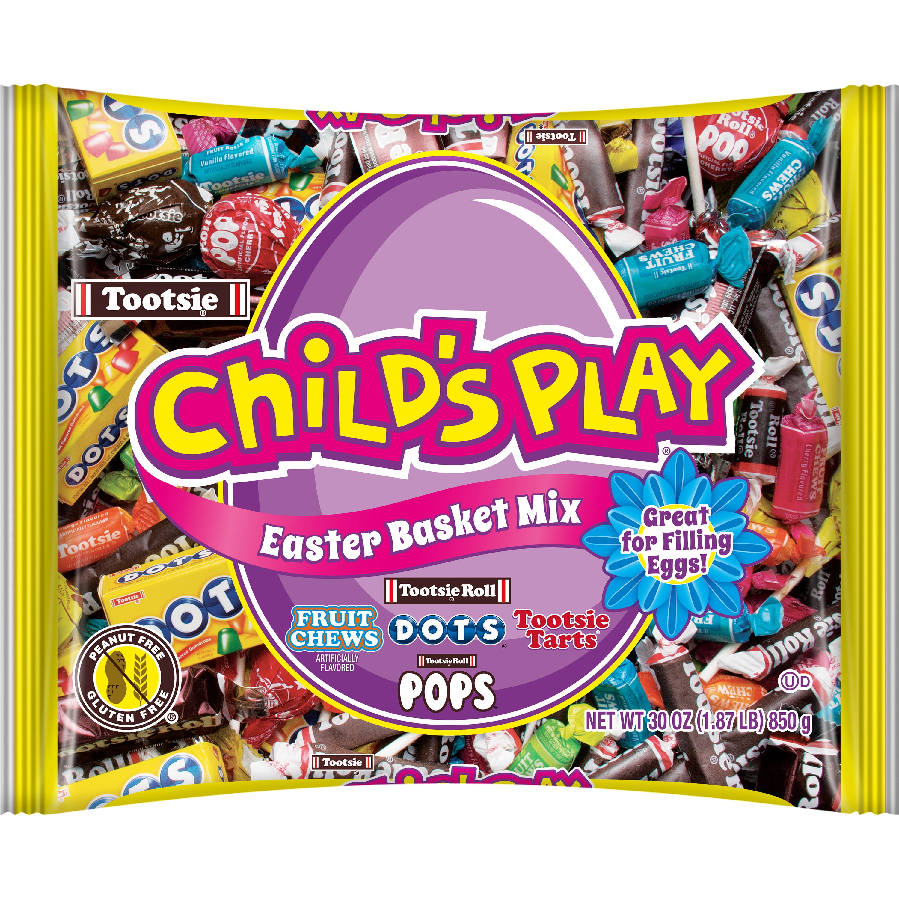 Tootsie Roll Child's Play, Assorted Gluten Free and Peanut Free Candy ...