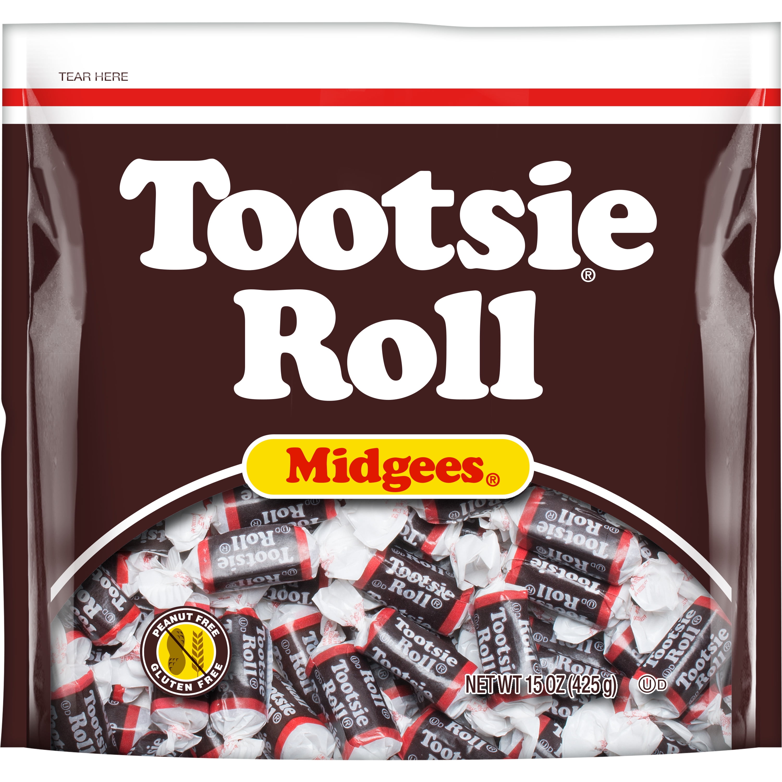 Tootsie Roll Chocolate Midgees, 15 Oz - Walmart Business Supplies