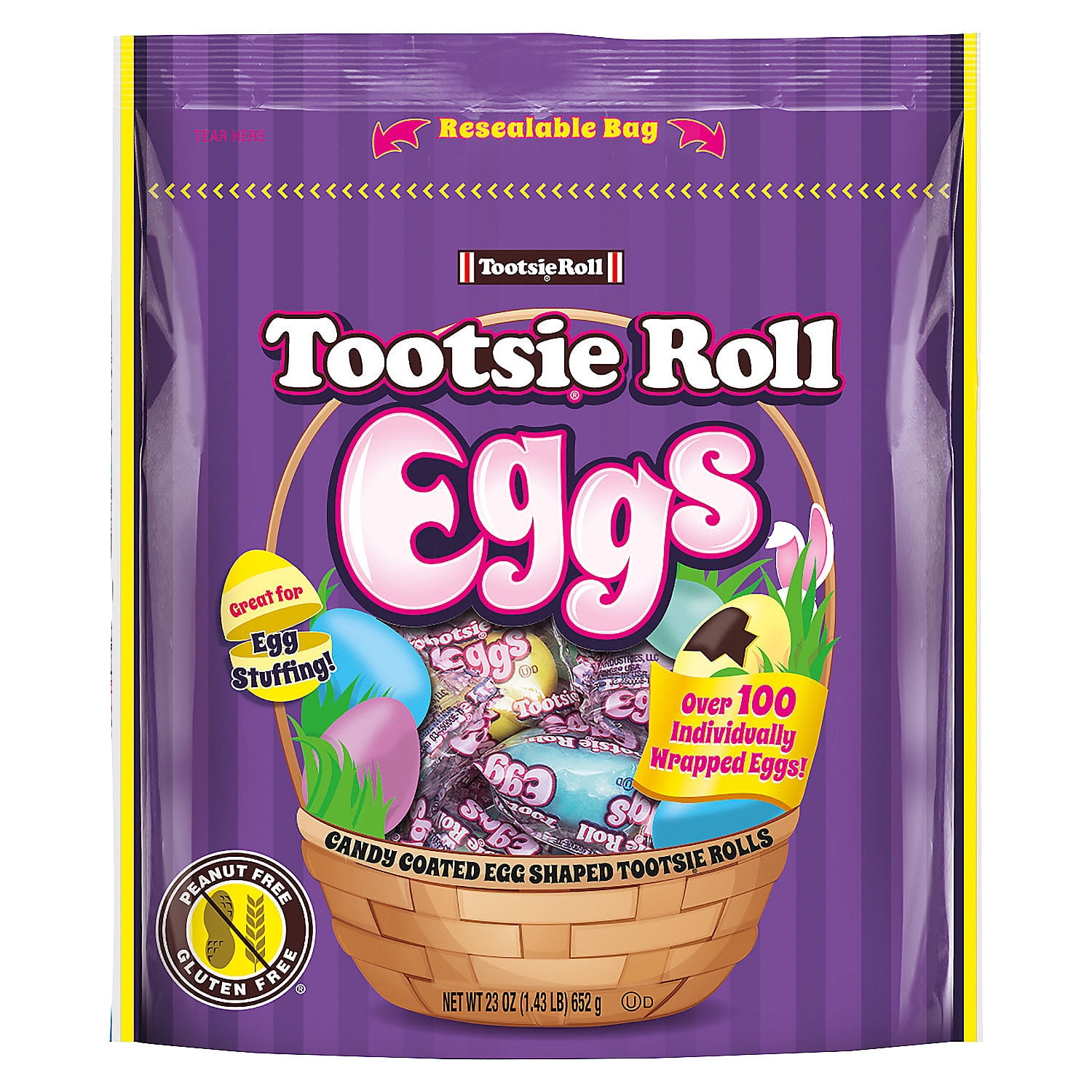 Tootsie Roll® Easter Candy Eggs, Bulk Pack for Kids - Walmart.com
