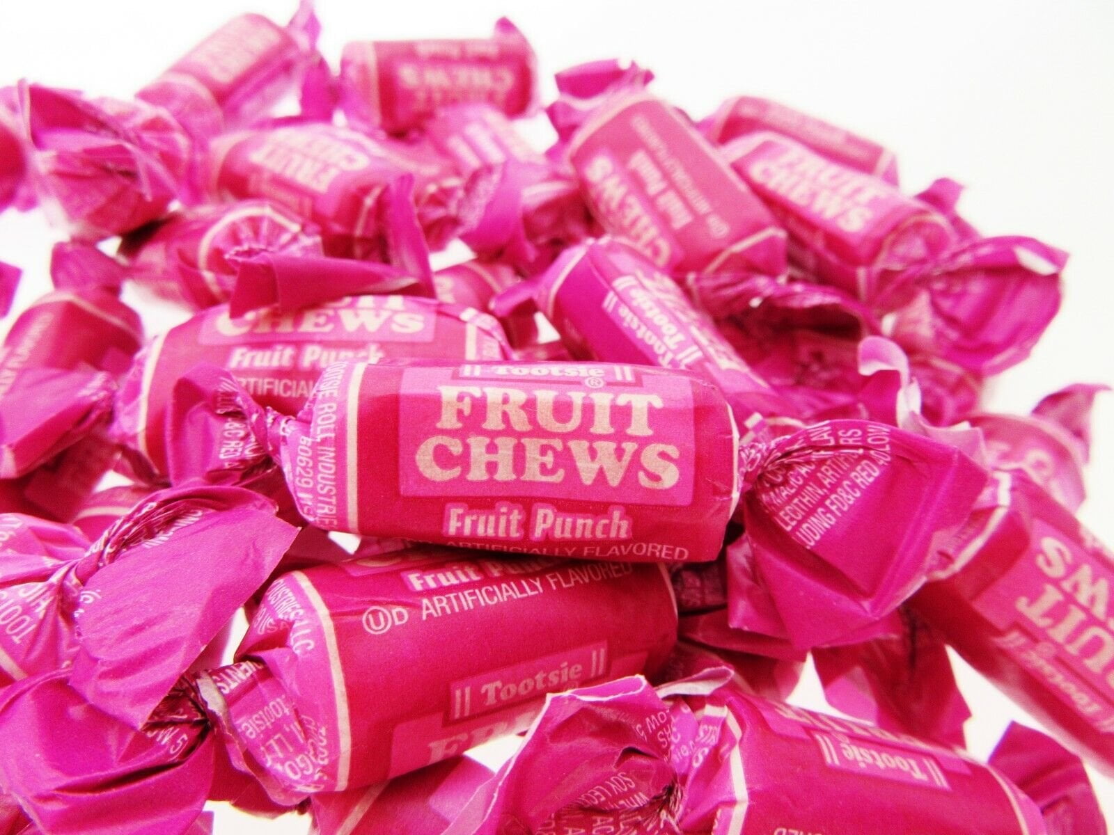 Tootsie Roll FRUIT PUNCH 8oz Fruit Chews Half Pound Candy NEW FLAVOR ...