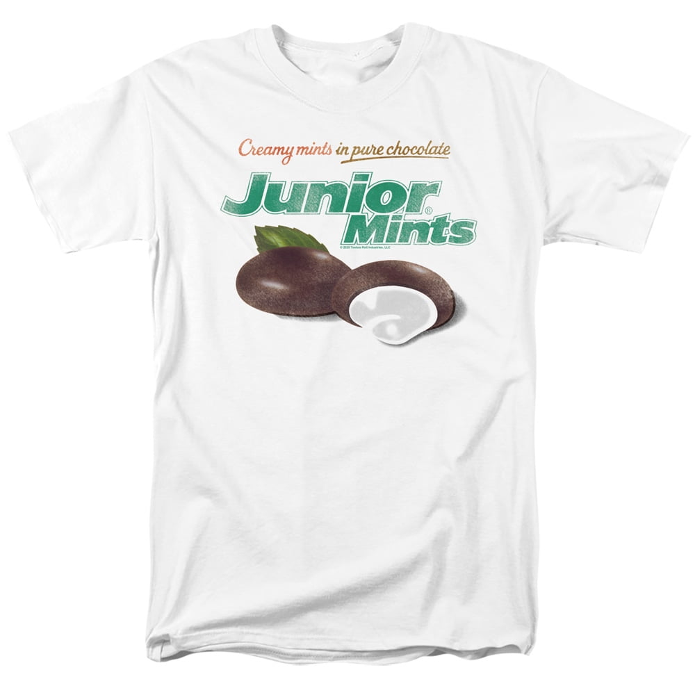 Tootsie Roll Junior Mints Logo Officially Licensed Adult T Shirt ...