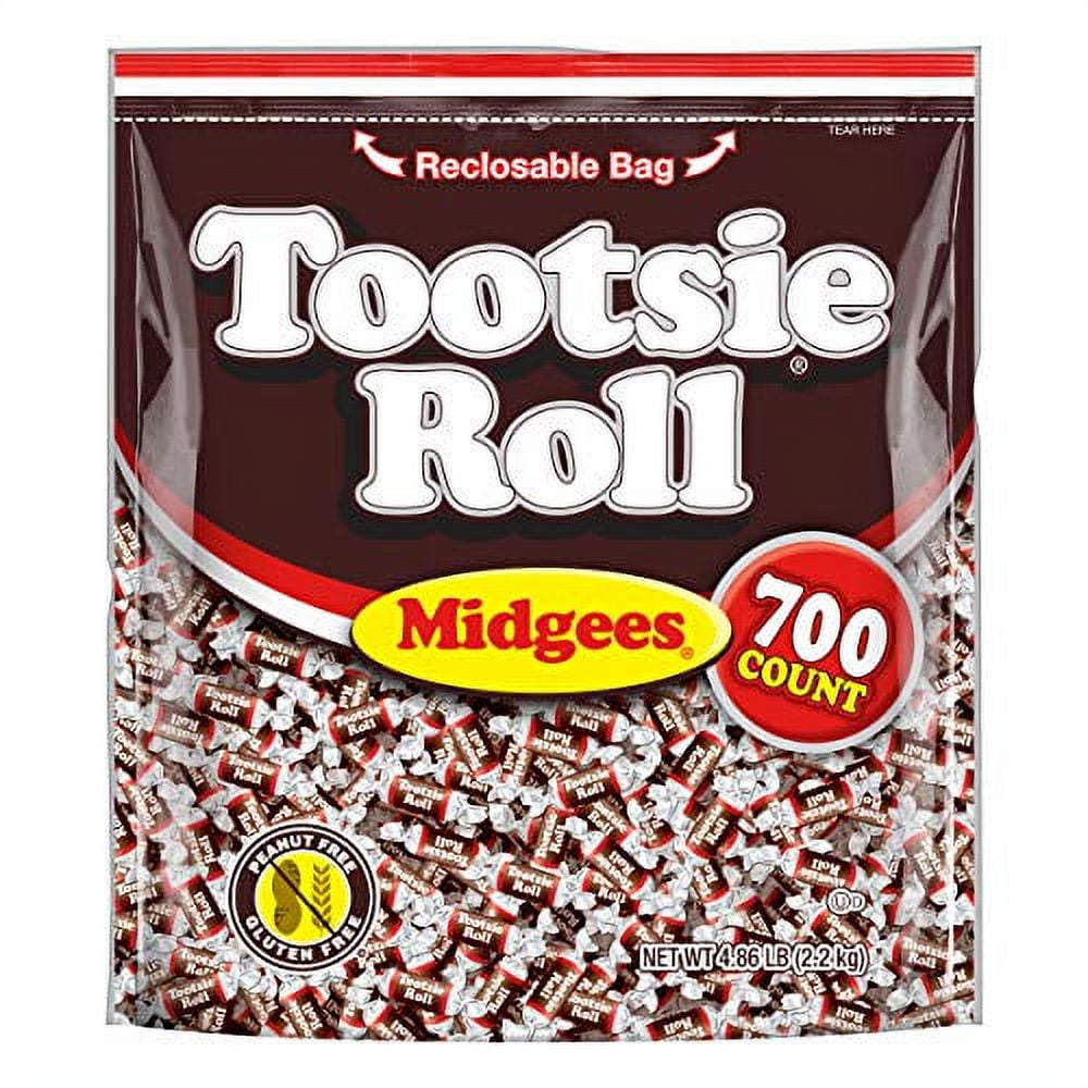 Tootsie Roll Midgees - Chewy Chocolate Gluten-Free Candy - Halloween ...