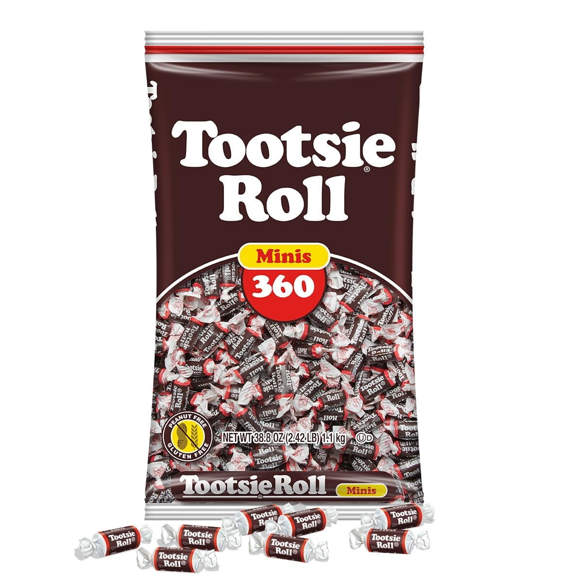 Tootsie Roll Midgees – Chewy Chocolate Gluten-Free Candy Minis – Bulk ...