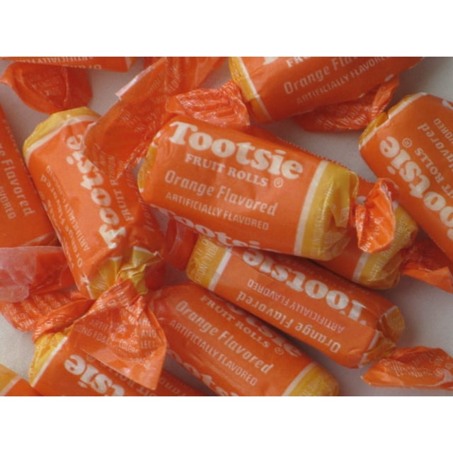 Tootsie Roll Orange Fruit Chews Candy One Pound 16oz - Walmart.com