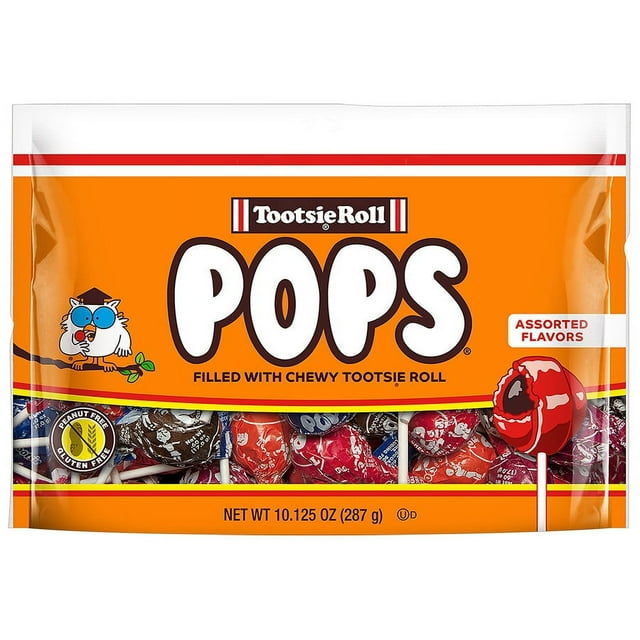 Tootsie Roll Pops Assorted Flavor Lollipops 10.13 oz - Walmart.com