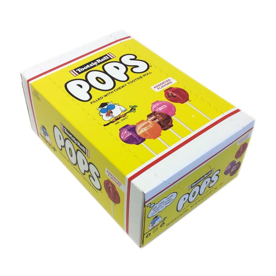 Tootsie Roll Pops – Assorted Flavors Filled Lollipops, 100 Count Box ...