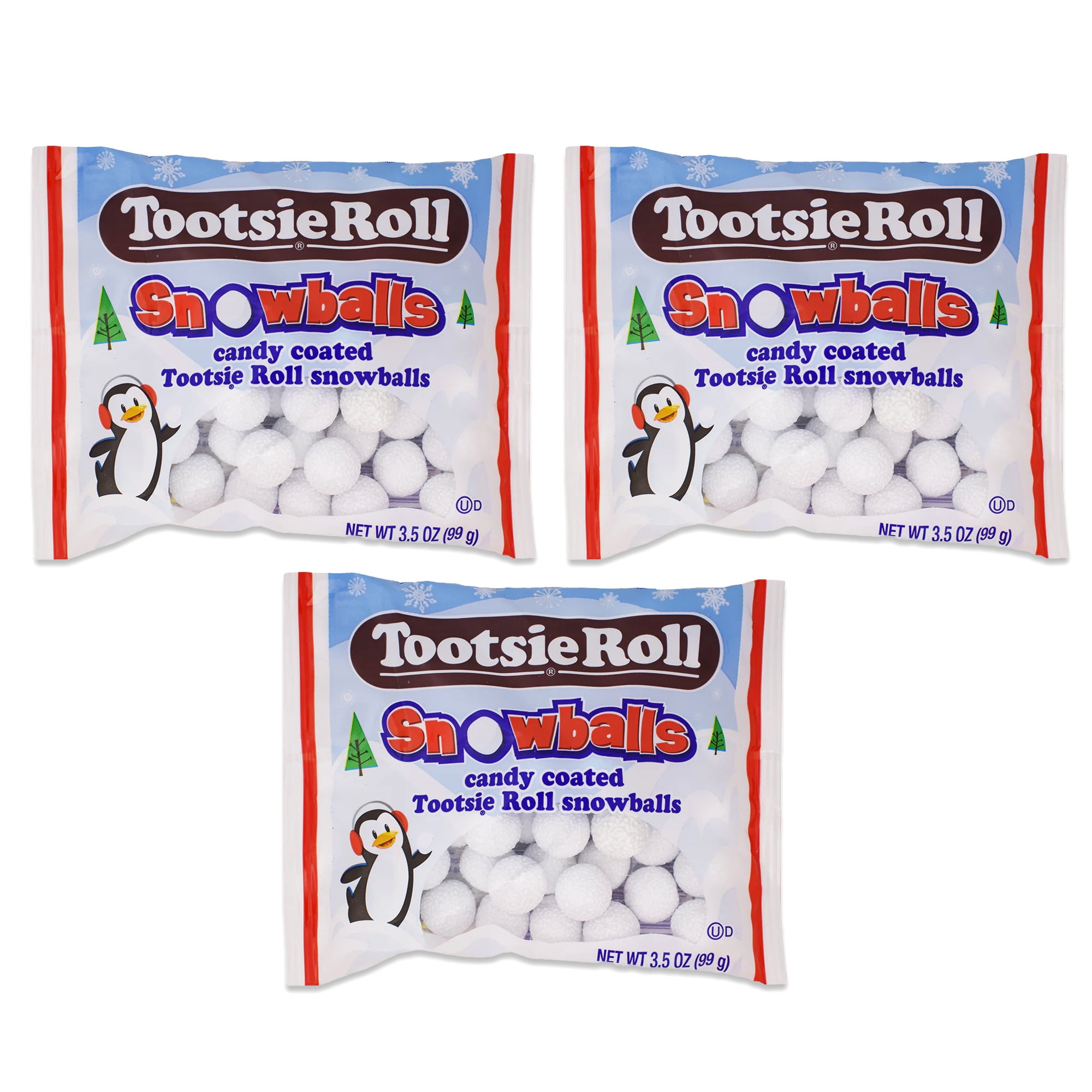 Tootsie Roll Snowballs 3.5oz Pack of 3 - Walmart.com
