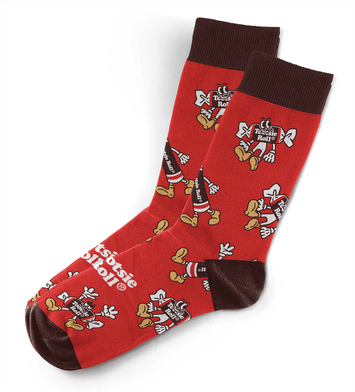 Tootsie Roll Socks - Funny Novelty Unisex Sock Set, Woven Art, Fun ...