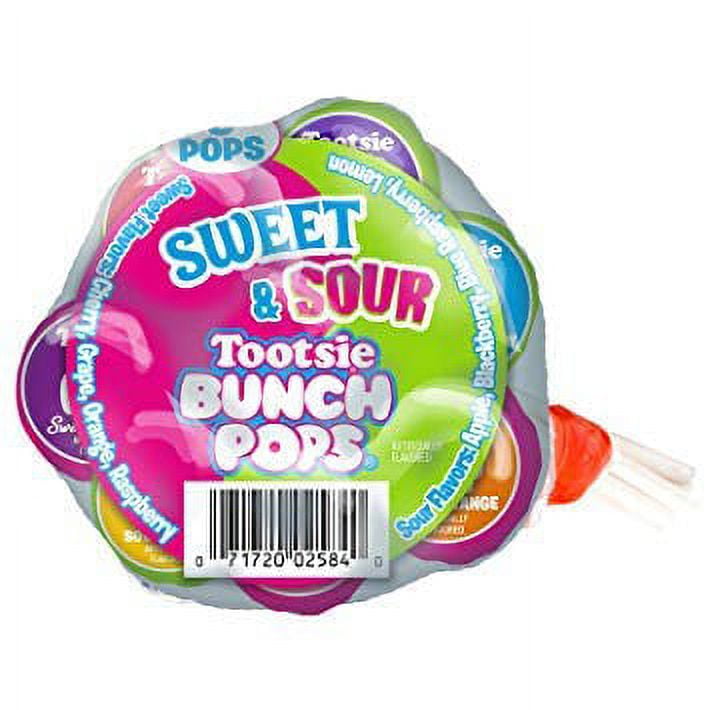 Tootsie Sweet and Sour Bunch Pops, 8 Count Bunch - 18 Count Case ...