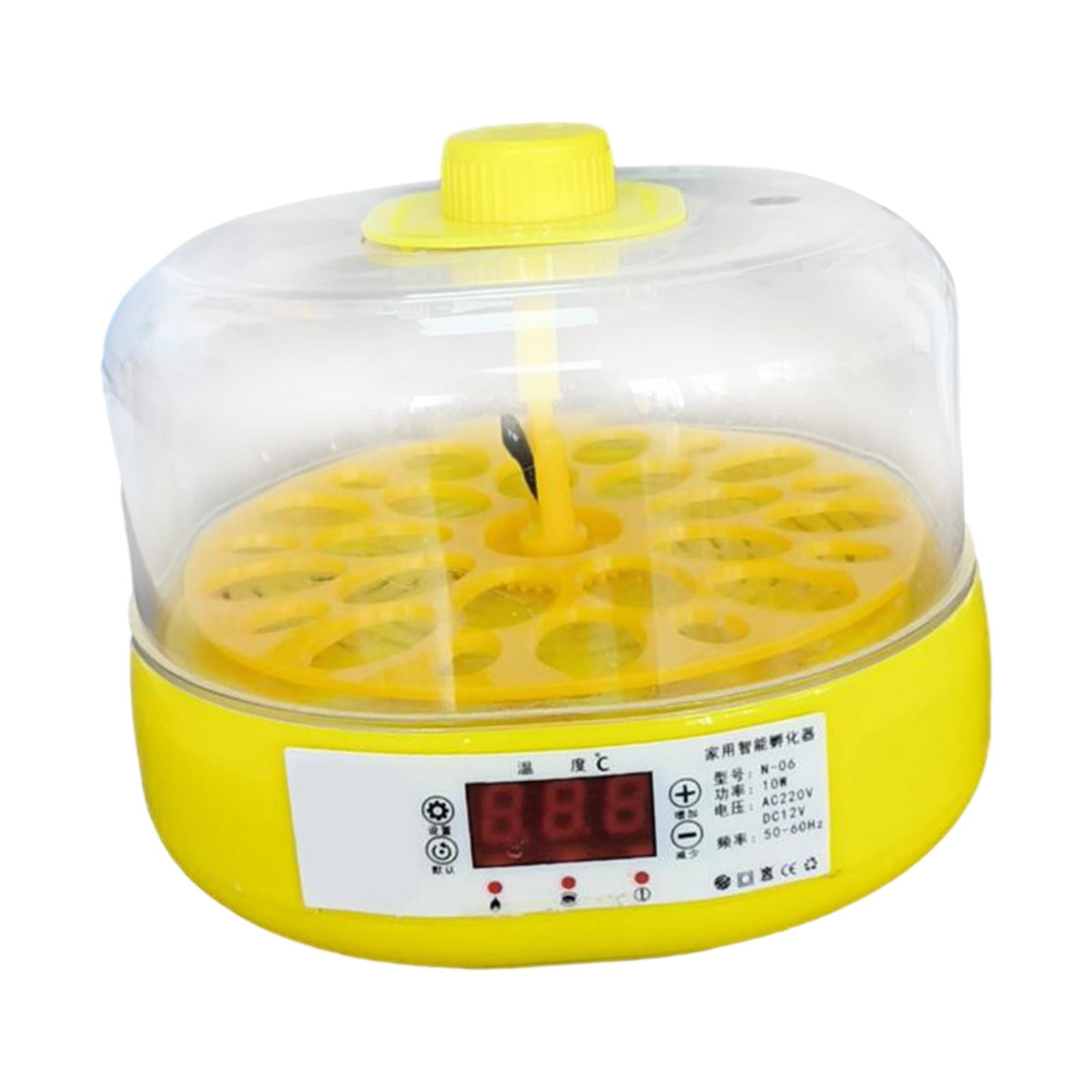 Tooyful 18 Eggs Intelligent Poultry Hatcher Chick Incubator Clear ...