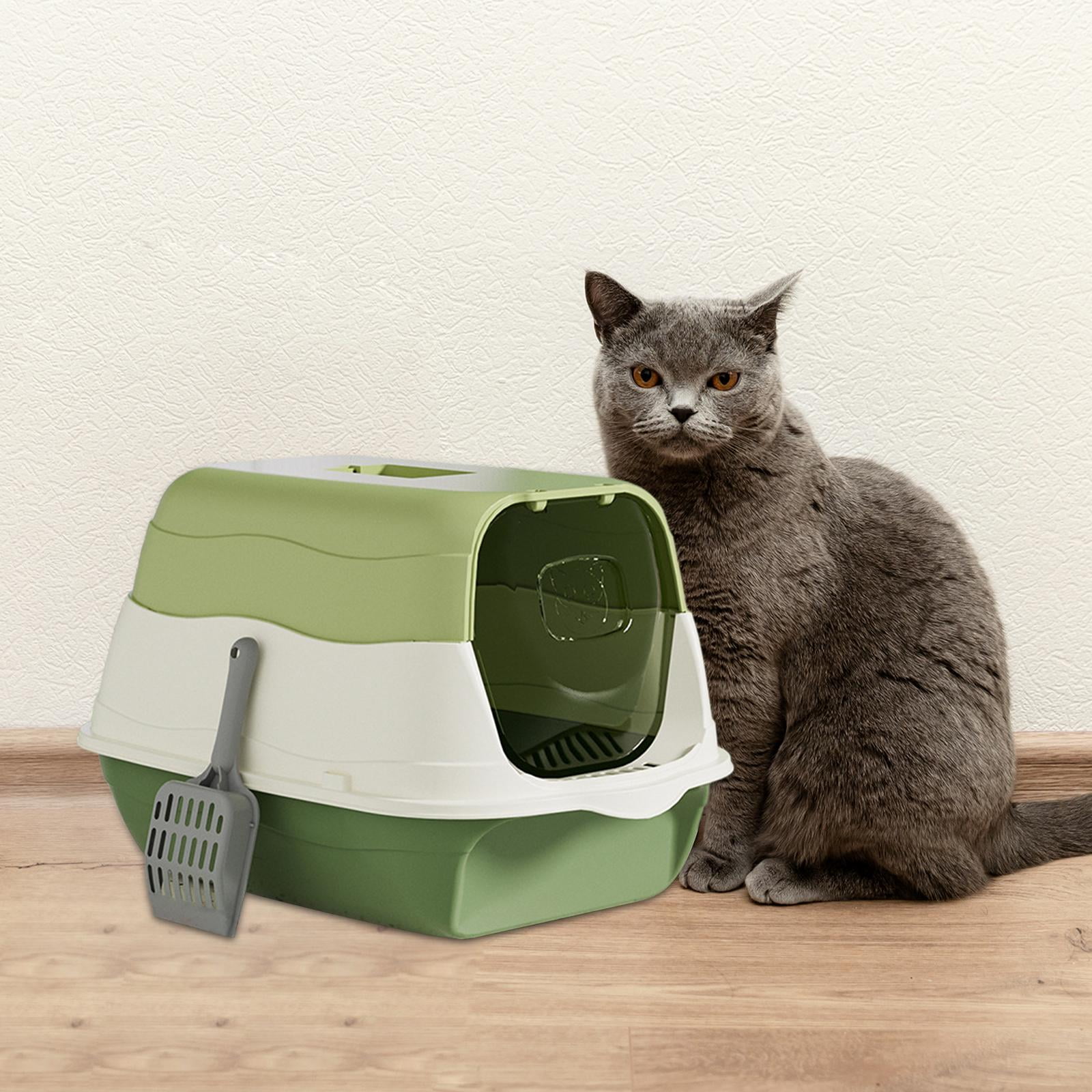 Tooyful Cat Litter Box Hooded Cat with Lid Kitten Potty Detachable Easy ...