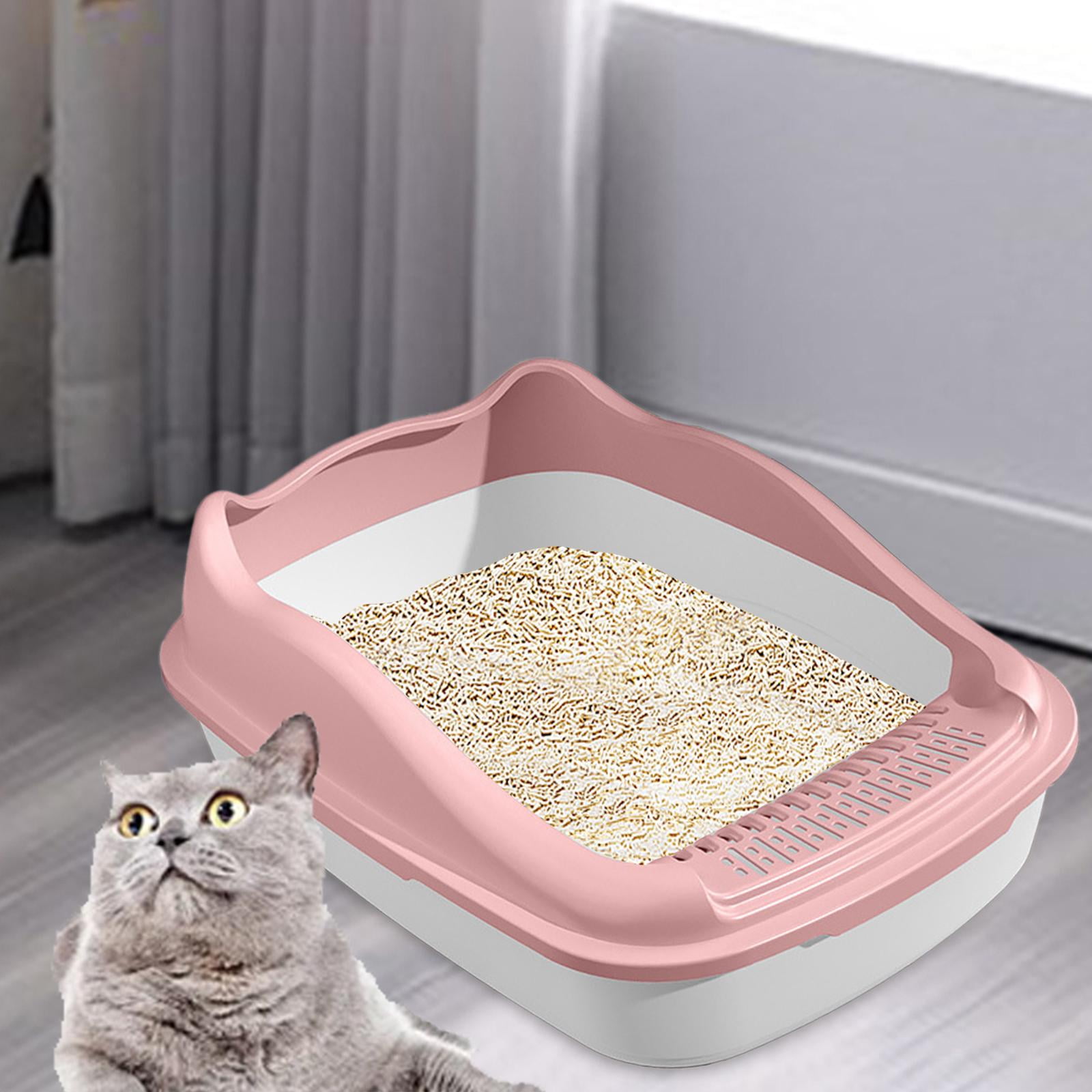 Tooyful Open , Pets Litter Tray Large Pan Toilette Sand Box Container ...