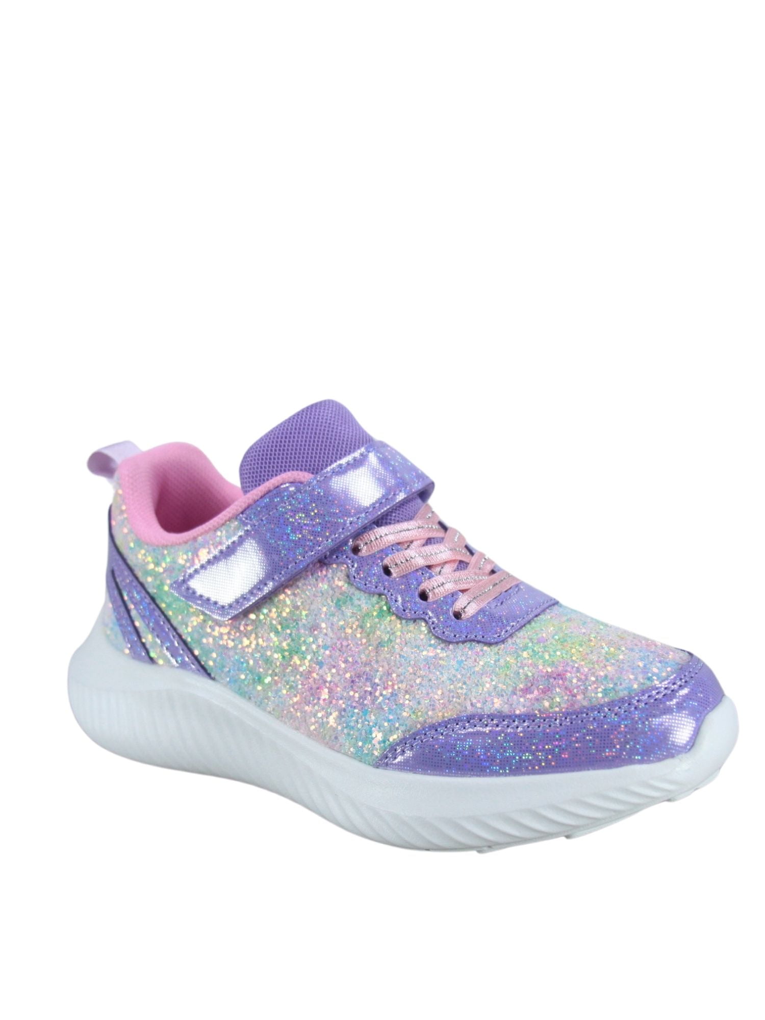 Toozon Girl Kid' Color Glitter Casual Running Walking Sneakers Athletic ...