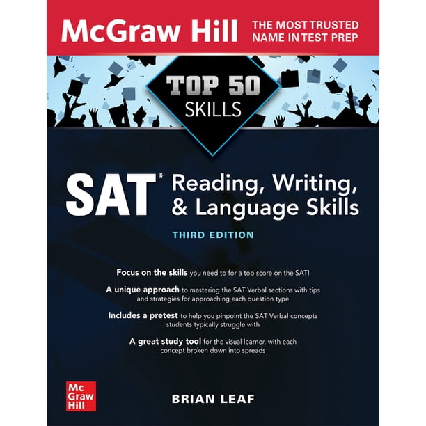 Top 50 SAT Reading, Writing, and Language Skills, Third Edition ...