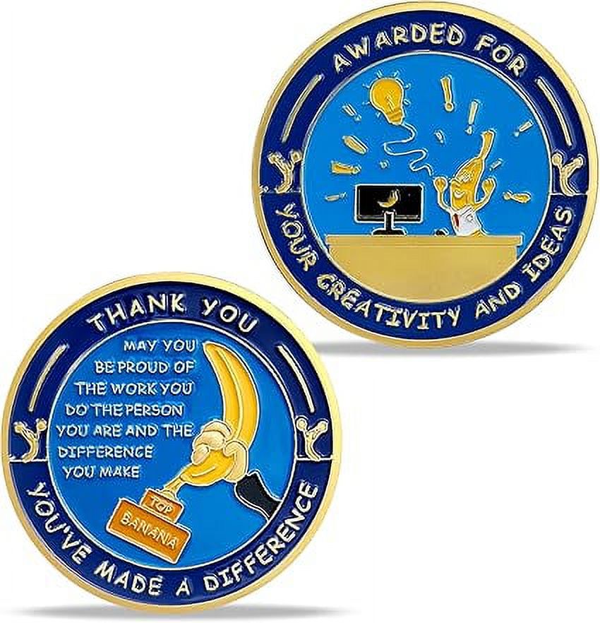 Top Banana Creativity Award Medals Set Thank You Appreciation Gift for ...