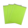 Top Bound Spiral Notebook (Green, College Ruled 3pack) - Walmart.com