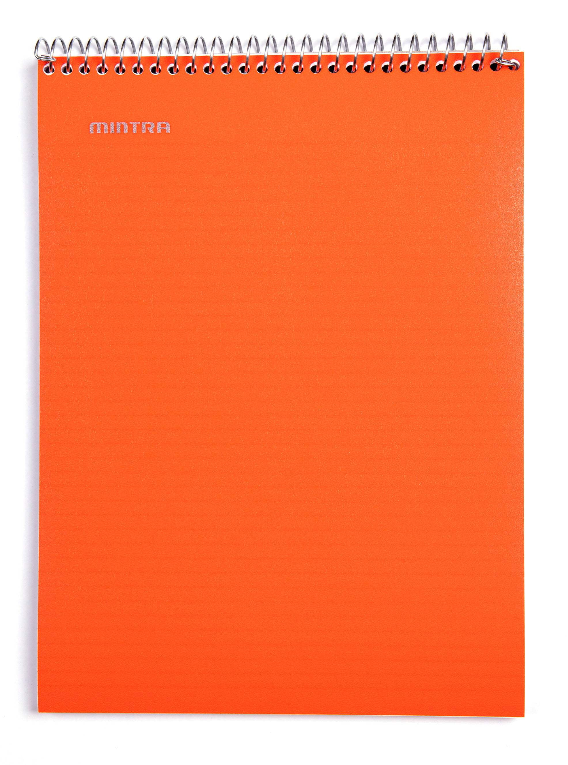 Top Bound Spiral Notebook (Orange, College Ruled 3pack) - Walmart.com
