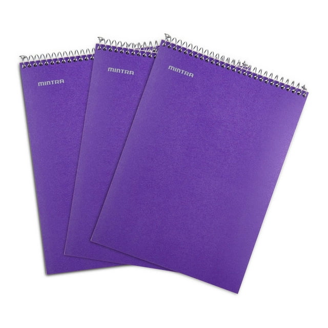 Mintra Office Heavy Duty Top Bound Spiral Notebook, Tear Resistant ...
