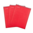 Top Bound Spiral Notebook (Red, College Ruled 3pack) - Walmart.com