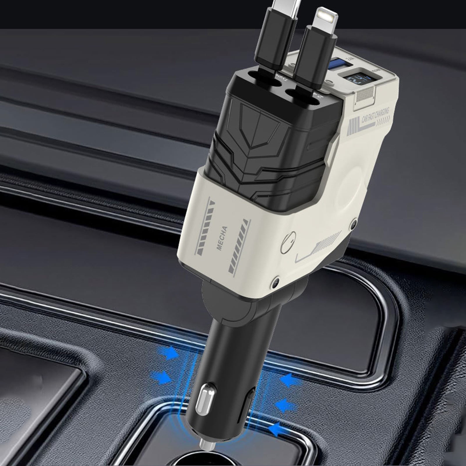 Top Car Gadgets for Men Car Charger 120w Super Fast Charging Free ...