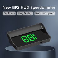 Car Digital USB GPS Speedometer Head Up Display For Cars Speed Unive w ...
