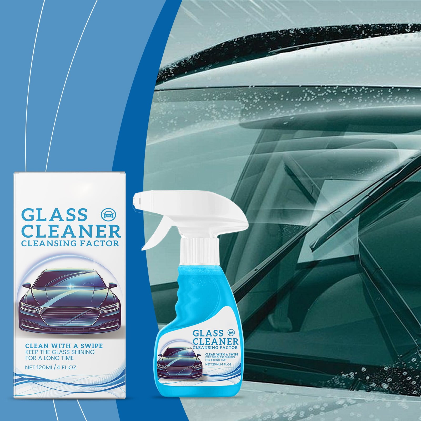 Top Car Gadgets for Men Car Glass Cleaner, Cleans And Dirt, Rain And ...