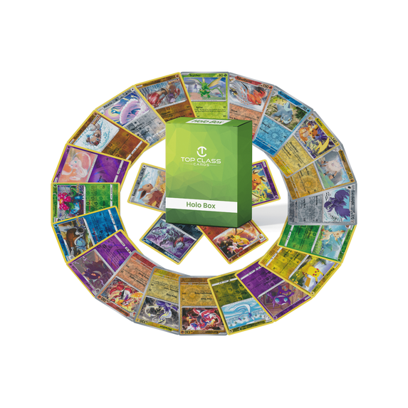 Top Class Cards | Holo Box | 25 Cards ALL Reverse Holographic | Holo ...
